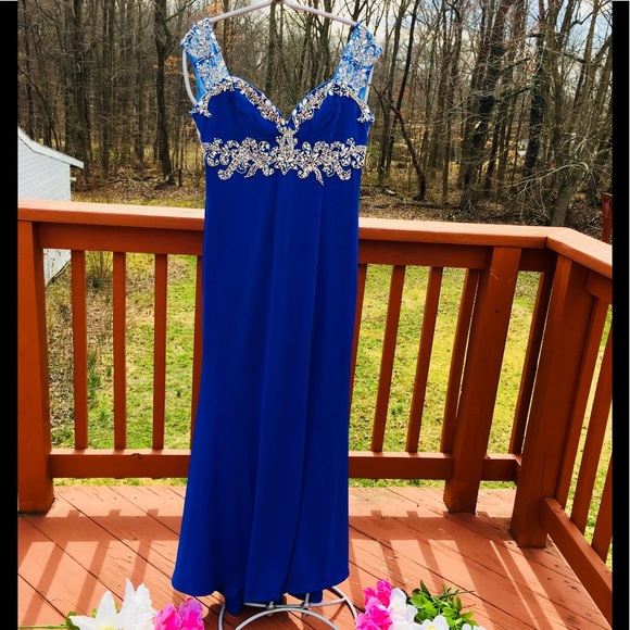 J COUTURE | Dresses | J Couture Elegant Rhinestone Gala Dress | Poshmark